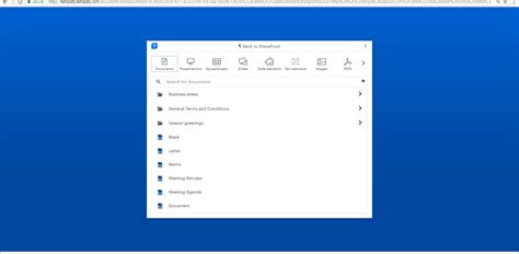 how to create a document with templafy from sharepoint templafy one