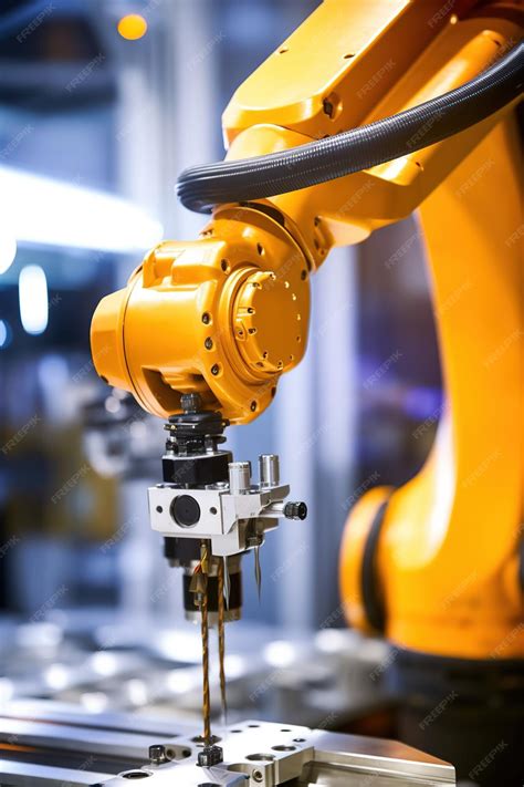 premium ai image automated robot arm assembly line