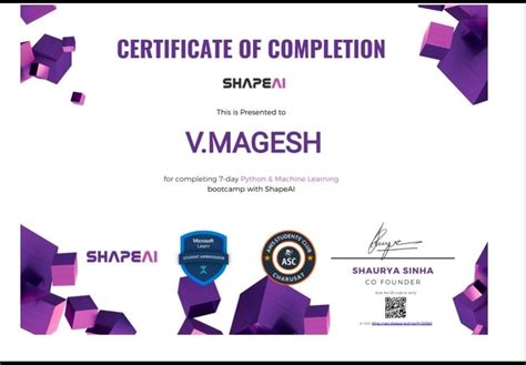 Magesh V On Linkedin Shapeai