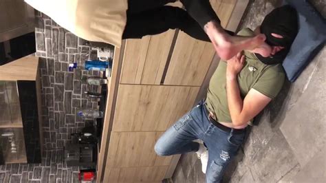 Barefeet Trampling And Jogging On The Head Thisvid Com