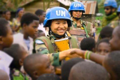 Retrait De La Monusco De Rdc Les Casques Bleus Chinois Sur Le Yop L