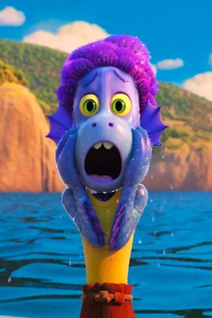 Alberto Scared As A Sea Monster Luca Pixar Disney Plus Disney Art