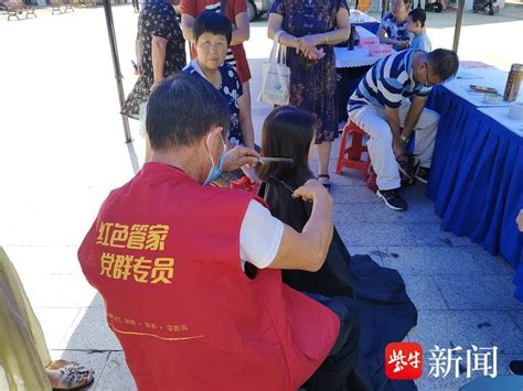 畅通社区“微循环”，构建社区“同心圆”！苏州唯亭街道阳光社区开展便民服务主题活动居民辖区红色