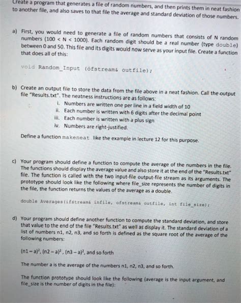 create a program that generates a file of random