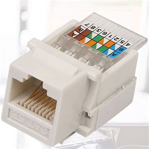 25pcs Cat5e Utp Network Module Rj45 Connector Info Grandado