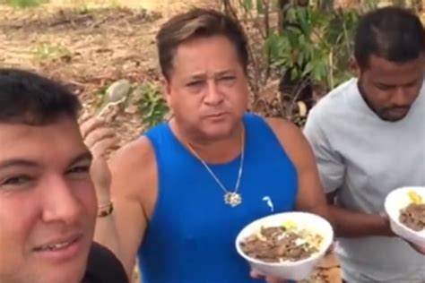 Vídeo Leonardo Reproduz Meme Durante Almoço Na Estrada “bora Bill