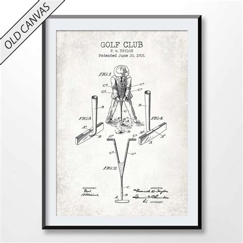 Golf Club Patent Printable Art For Every Home Dennson Creative