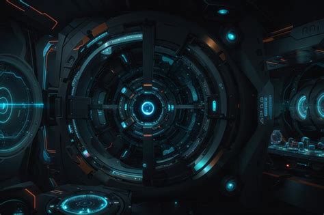 Premium Ai Image Quantum Portal Interdimensional Odyssey