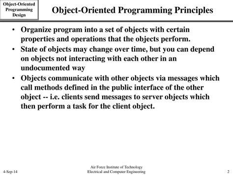 Ppt Object Oriented Programming Design Topic Objects And Classes