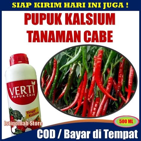VERTI CALS 500ml Pupuk Kalsium Untuk Tanaman Cabe Pupuk Cabe Berbuah