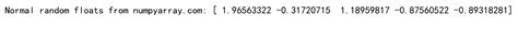 numpy随机浮点数生成：全面掌握numpy random模块的浮点数操作 极客教程
