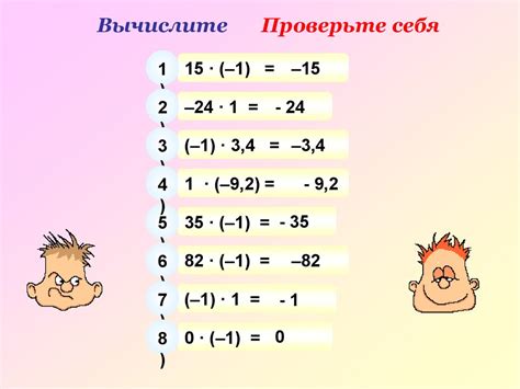 Умножение чисел с разными знаками презентация онлайн