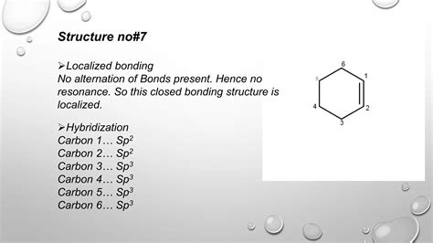 localized and delocalized structures with carbon hybridization in them