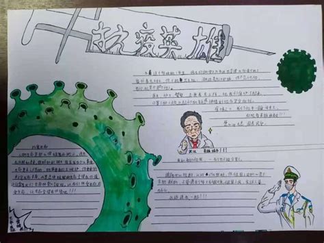 纪念抗击疫情的牺牲英雄的手抄报 关于英雄的手抄报 普车都