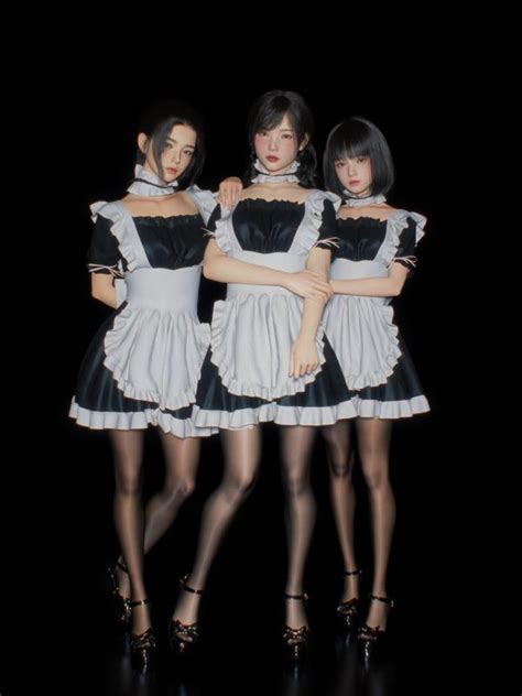 超好看的女仆装无水印壁纸，用上有点害怕社死〃 〃 知乎