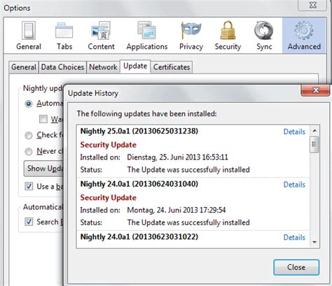 How To Display Firefox S Update History In The Browser GHacks Tech News