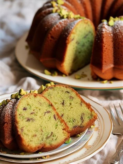 Irresistible Pistachio Bundt Cake