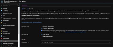 Infrastructure Notes Azure Storage Overview