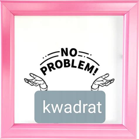 Ramka na zdjęcie kwadratowa 30x30 różowa Loft Aura Sklep EMPIK