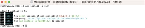how to install yarn on ubuntu 23 04 devtutorial