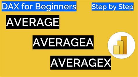 Power Bi Dax For Beginners Average Averagea Averagex Dilip Shah