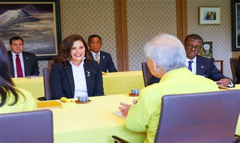 Governor Whitmer Pitches Michigan For New Jobs And High Tech Investment