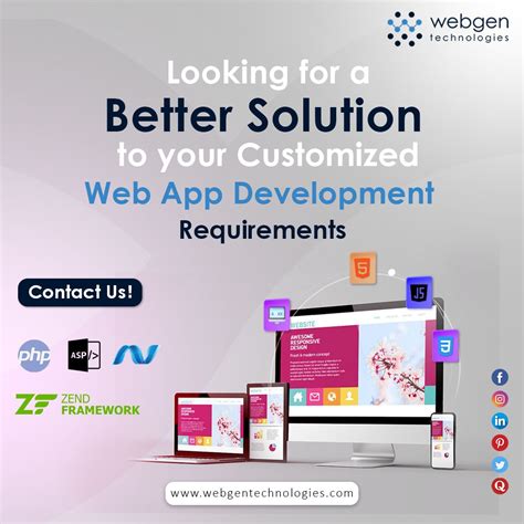 Webgen Technologies On Linkedin Webapp Webapplication