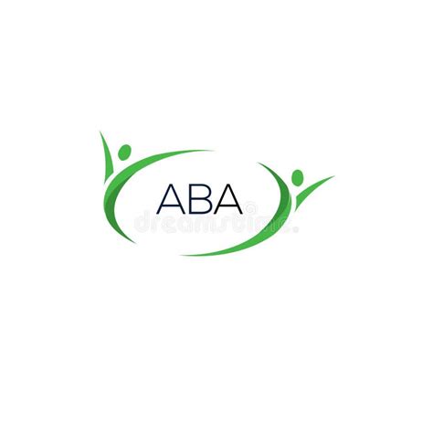 Aba Letter Logo Design On Black Background Aba Creative Initials