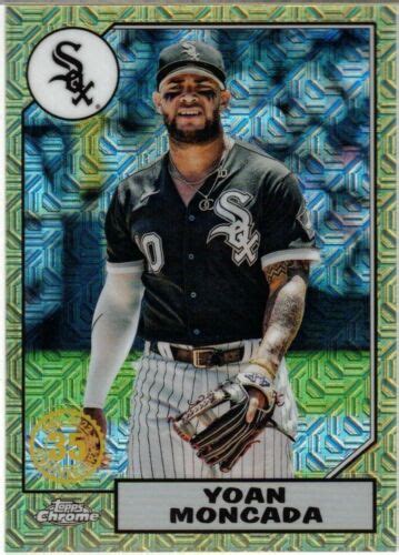 Yoan Moncada 2022 Topps 87 Topps Silver Pack Chrome Ebay