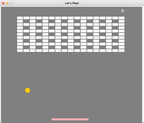 GitHub Mothla BrickBreakerGame In The Brick Breaker Game A Player Is Required To Break The