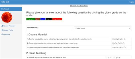 Online Feedback System Using Php And Mysql