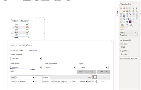 Solved Conditional Formatting Matrix Show Icon Instead O