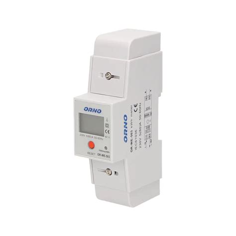 1 Phase Power Consumption Indicator 80a Additional Indicator Pulse Output Reset Button 2