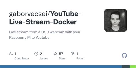 GitHub Gaborvecsei YouTube Live Stream Docker Live Stream From A USB Webcam With Your