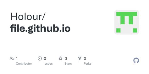 GitHub Holour File Github Io