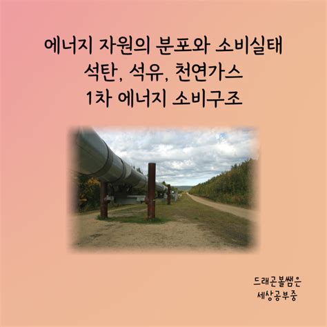 에너지 자원의 분포와 소비 실태 석유 석탄 천연가스 1차 에너지 소비 구조 네이버 블로그