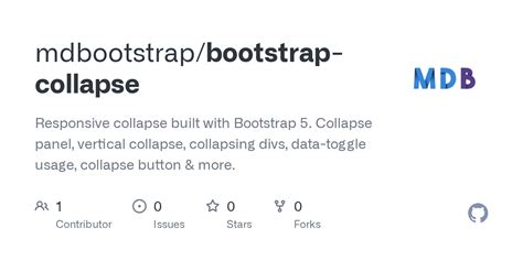 Github Mdbootstrapbootstrap Collapse Responsive Collapse Built With