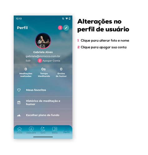 Mente Renovada Excluir Conta Ou Alterar Dados Bíblia Jfa Offline