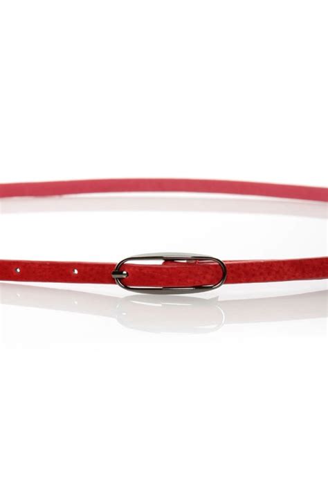 Cute Skinny Belt Red Belt 1500