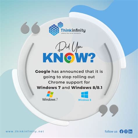 Thinkinfinity Technology On Linkedin Chrome Windows Endofsupport