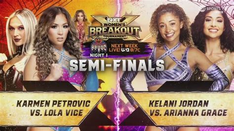 Wwe Anuncia As Semifinais Do Nxt Womens Breakout Tournament