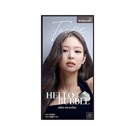 Miseenscene Hello Bubble Hair Colour [ 7a Ash Taupe Gray] Ippondo