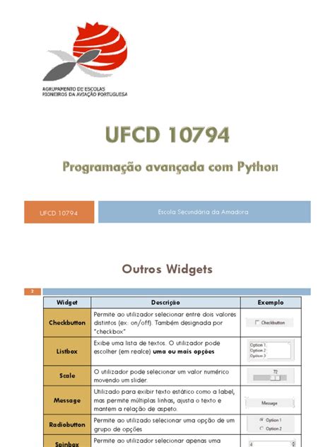 Ufcd 17094 11 Tkinter Outros Widgets Pdf Informática