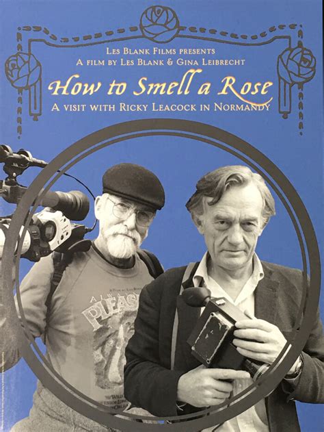 How To Smell A Rose Poster Les Blank Films