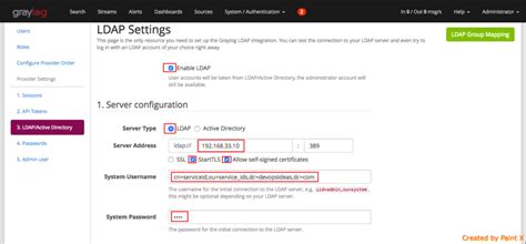 openldap graylog ldap integration