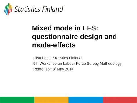 Ppt Mixed Mode In Lfs Questionnaire Design And Mode Effects Dokumen Tips