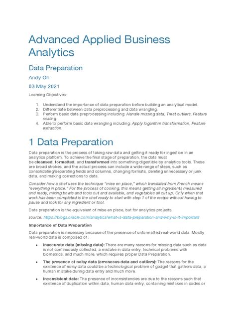 data preparation pdf skewness outlier