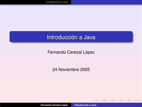 PDF de programación Introducción a Java