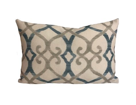 Jane Churchill Colefax And Fowler Silwood Blue Cushion Etsy