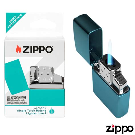 Zippo Single Torch Butane Lighter Insert Art Of Glass Retail
